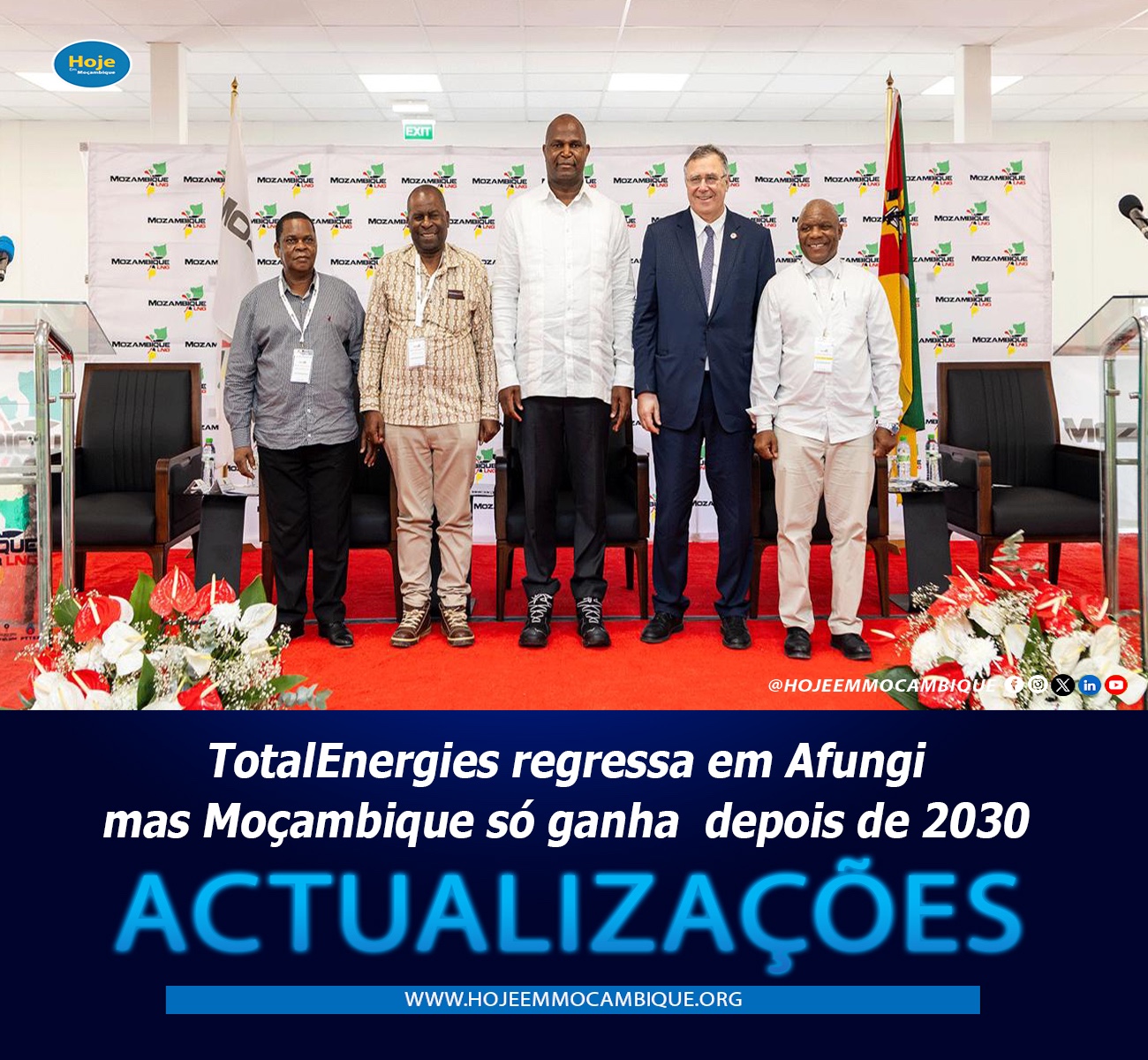 TOTALENERGIES REGRESSA EM AFUNGI, MAS MOÇAMBIQUE SÓ GANHA DEPOIS DE ...